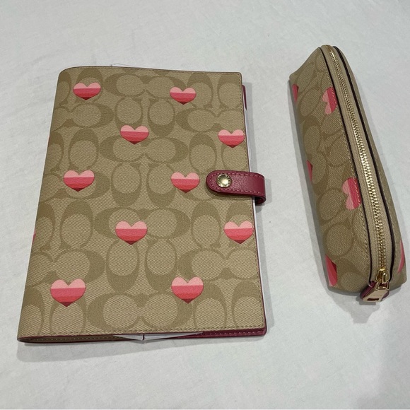 Coach | Office | Coach Heart Notebook Cover Pencil Case | Poshmark